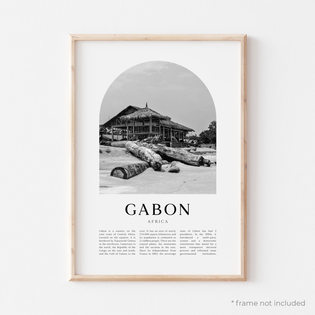 Gabon Art Print Gabon Poster Gabon Photo Gabon Wall Art - Etsy