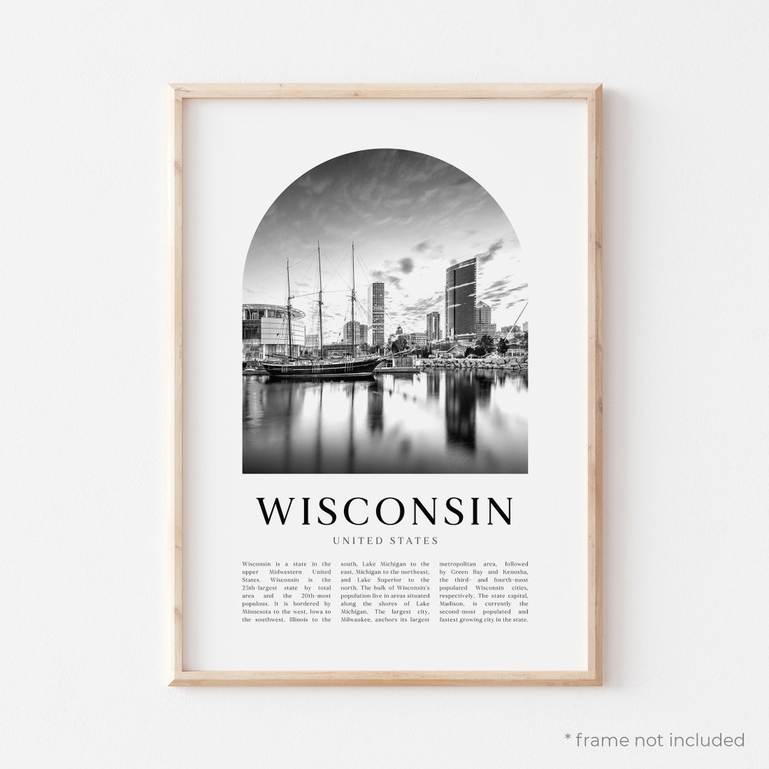 Wisconsin Art Print, Wisconsin Poster, Wisconsin Photo, Wisconsin Wall ...