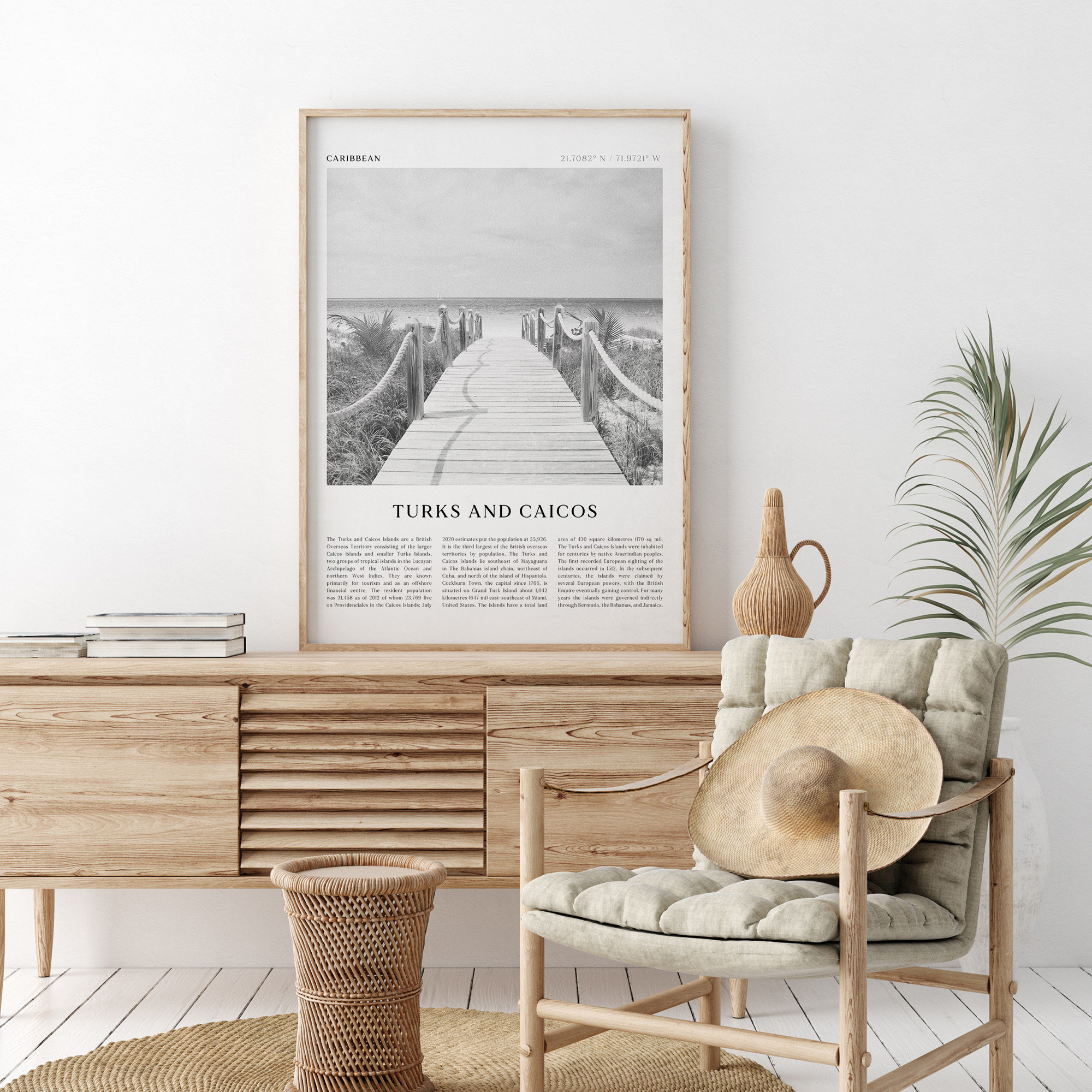 Turks and Caicos Art Print Turks and Caicos Poster Turks and | Etsy