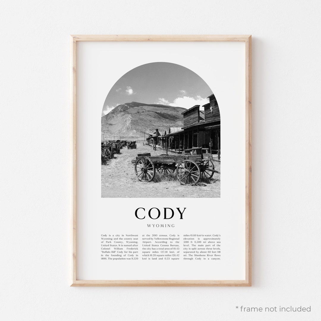 Cody Art Print, Cody Poster, Cody Photo, Cody Wall Art, Cody Black and ...