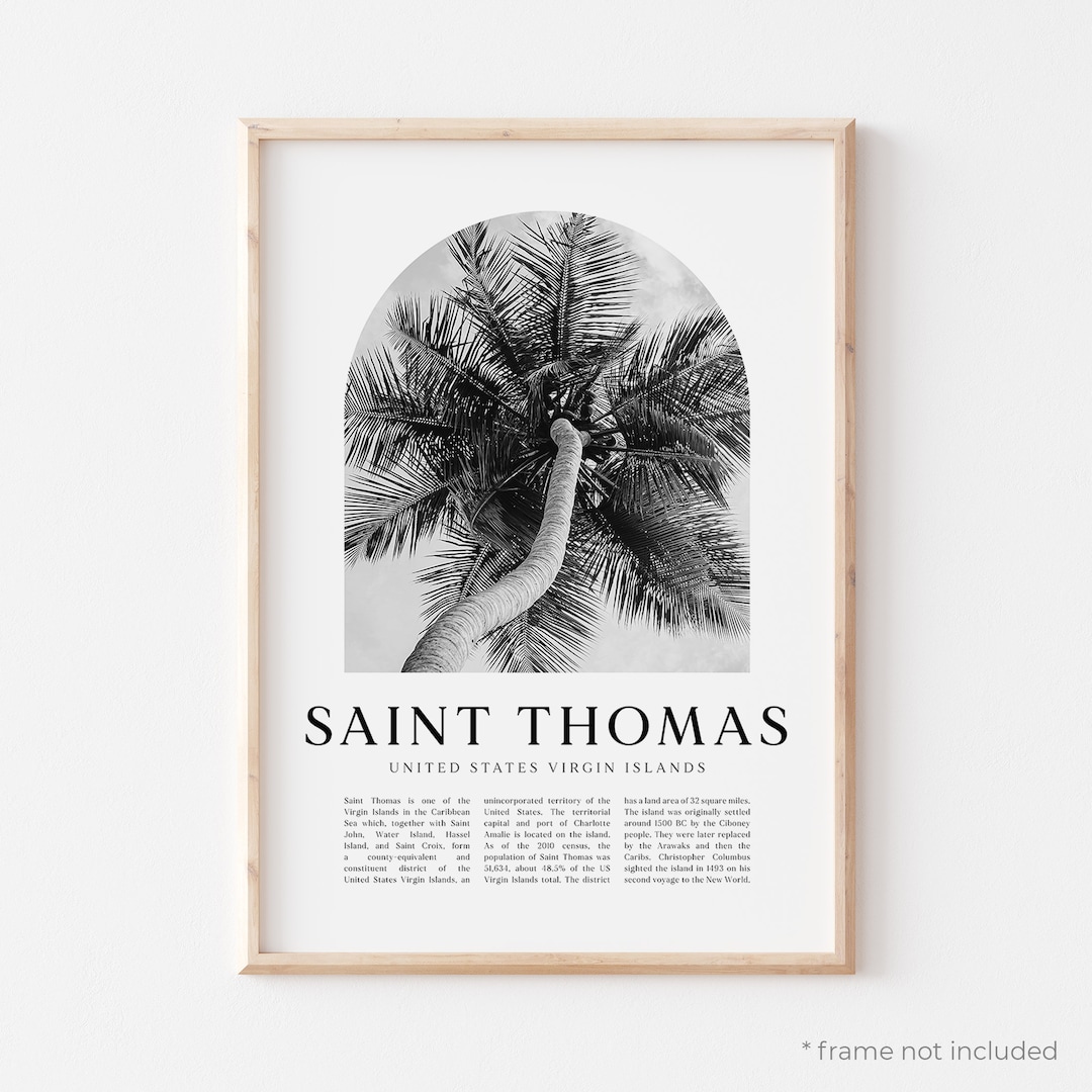 Saint Thomas Art Print, Saint Thomas Poster, Saint Thomas Photo, Saint ...