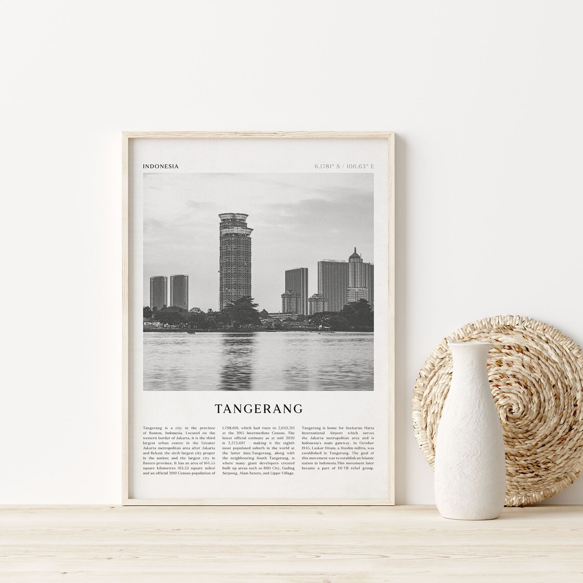 Tangerang Art Print Tangerang Poster Tangerang Photo - Etsy
