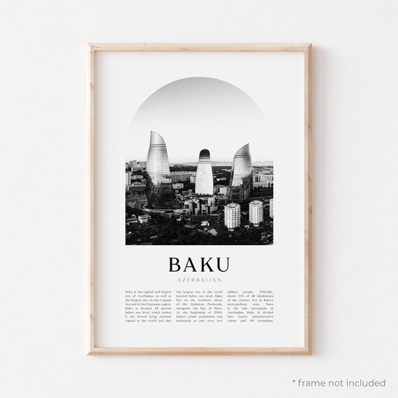 Baku Art Print Baku Poster Baku Photo Baku Wall Art Baku - Etsy