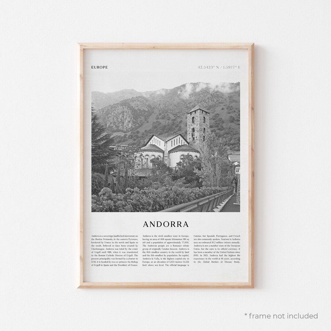 Andorra Art Print, Andorra Poster, Andorra Photo, Andorra Wall Art ...