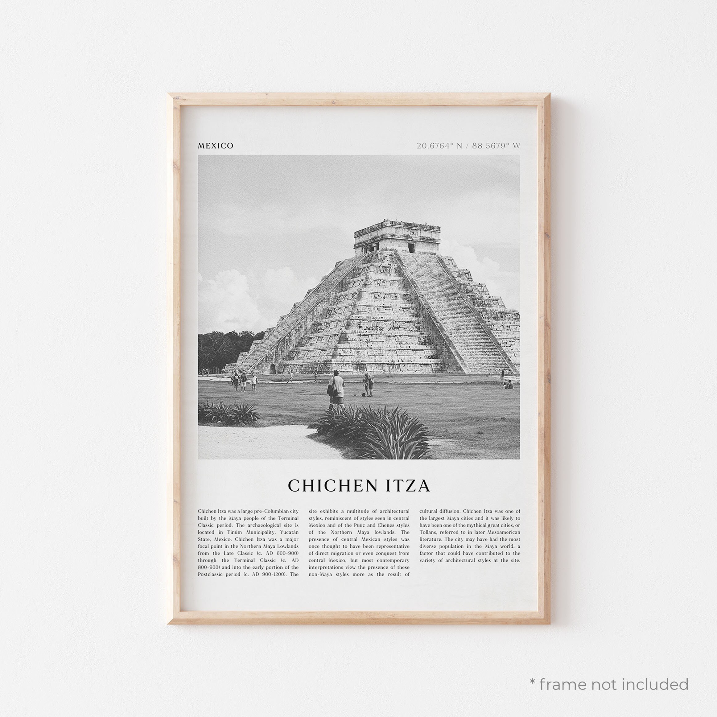 Chichen Itza Art Print Chichen Itza Poster Chichen Itza - Etsy