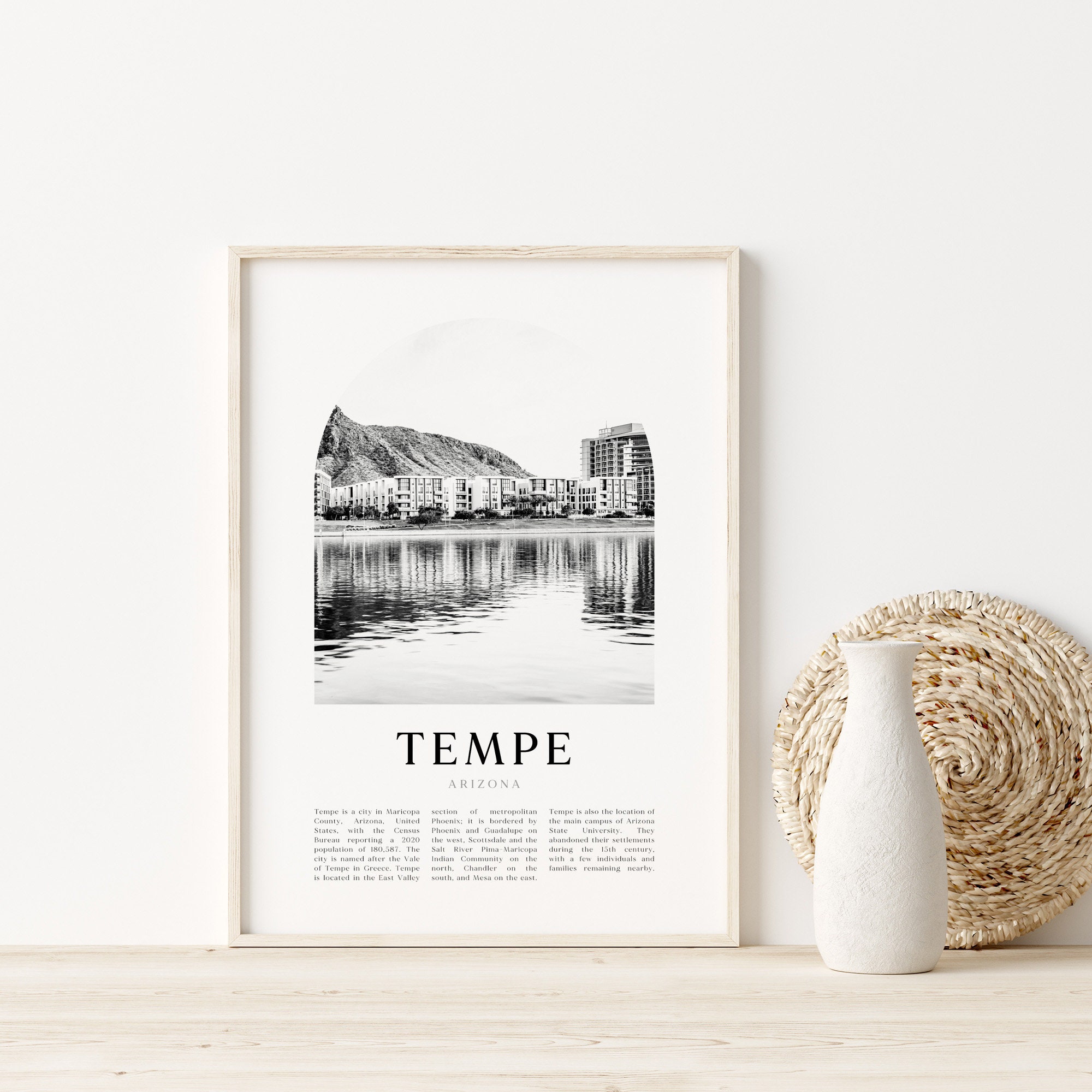 Tempe Art Print Tempe Poster Tempe Photo Tempe Wall Art - Etsy