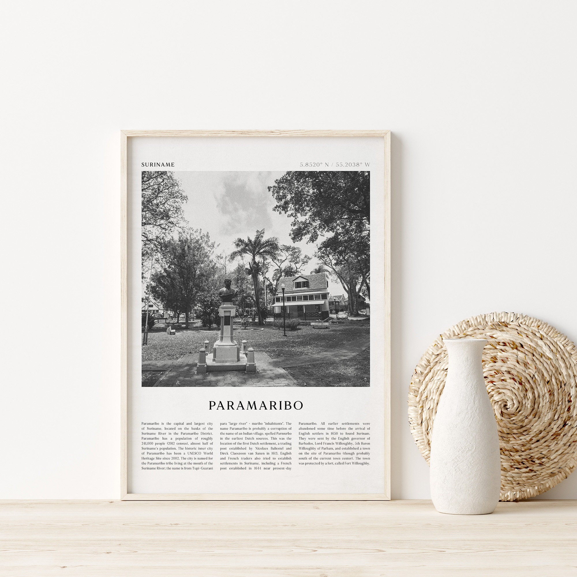 Paramaribo Art Print Paramaribo Poster Paramaribo Photo | Etsy