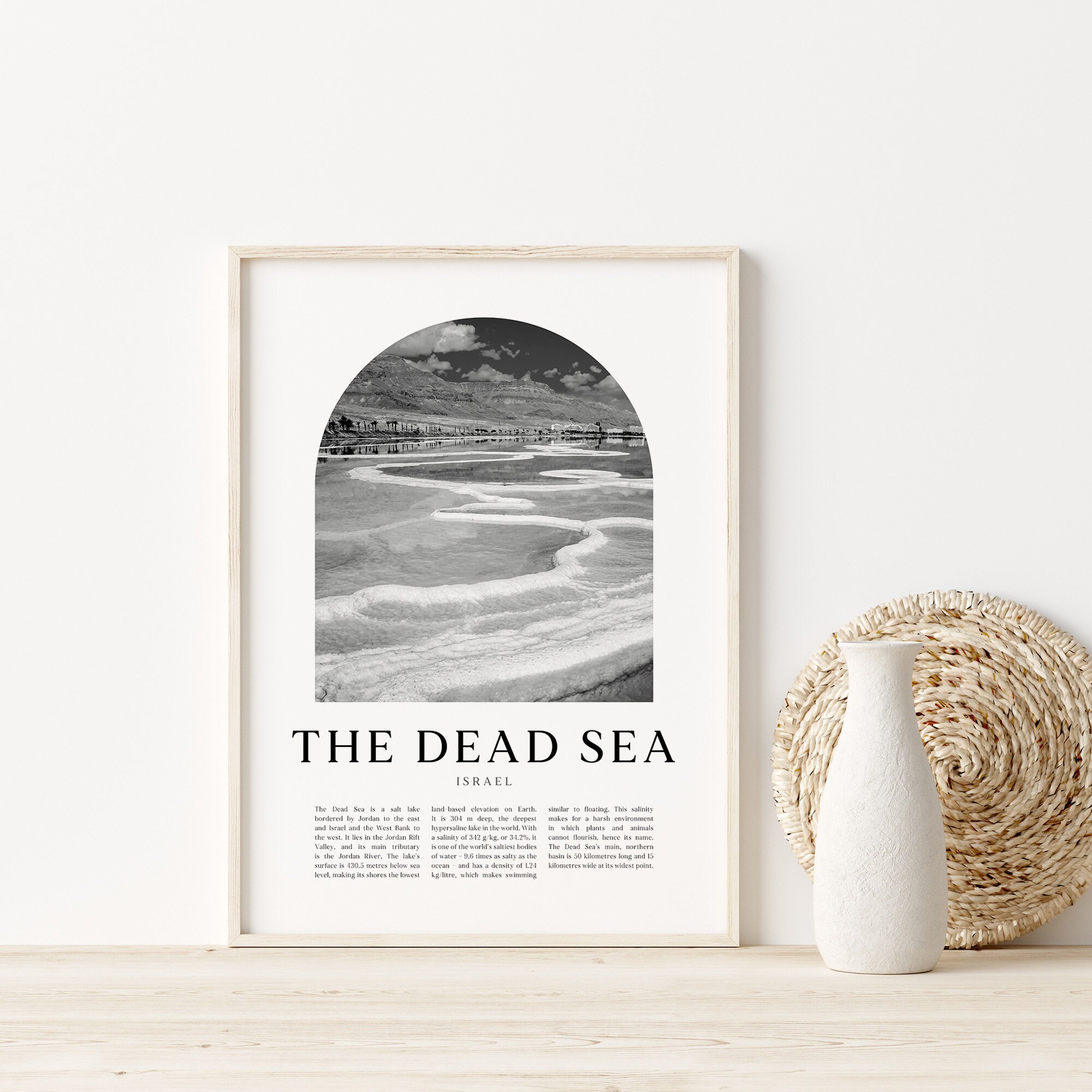 The Dead Sea Art Print the Dead Sea Poster the Dead Sea - Etsy