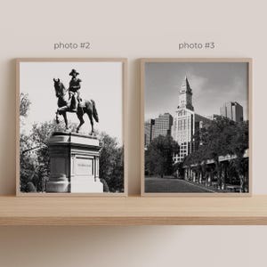 Boston Gallery Wall Art - Set of 6, Boston Black and White Photo ...