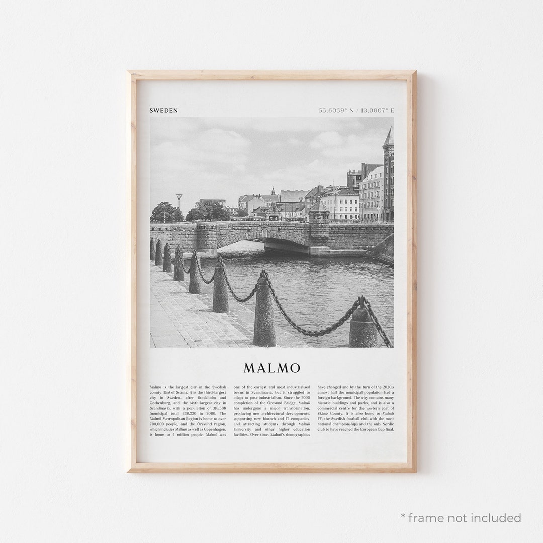 Malmo Art Print, Malmo Poster, Malmo Photo, Malmo Wall Art, Sweden ...