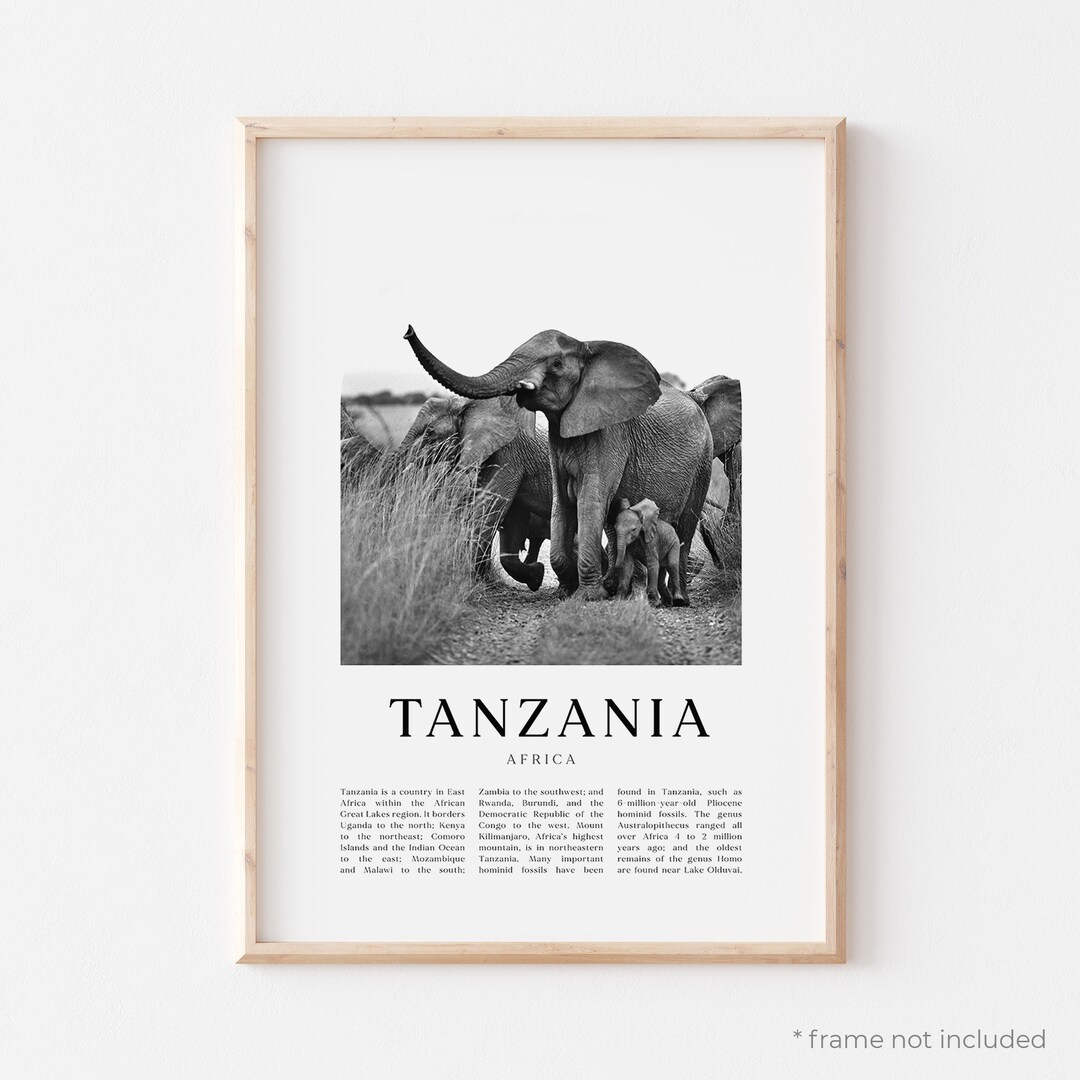 Tanzania Art Print, Tanzania Poster, Tanzania Photo, Tanzania Wall Art ...