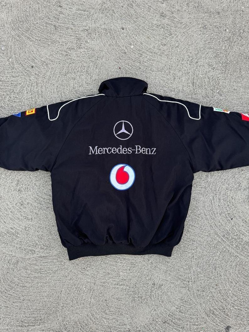 Racing Jacket Subaru F1 Black Bomber Jacket, Rare Style Streetwear ...