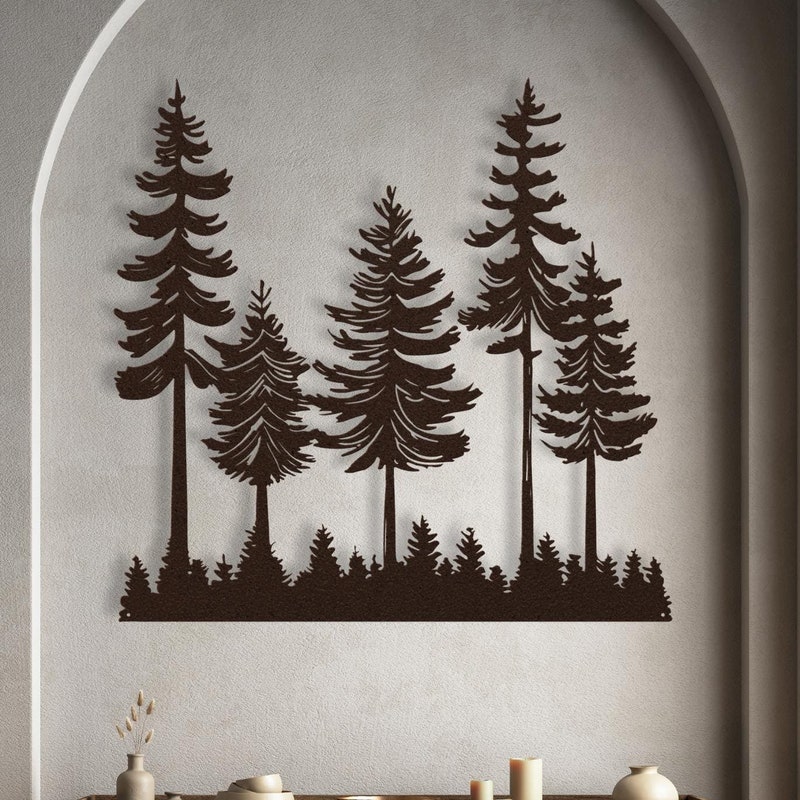 Metal Tree Wall Art - Etsy