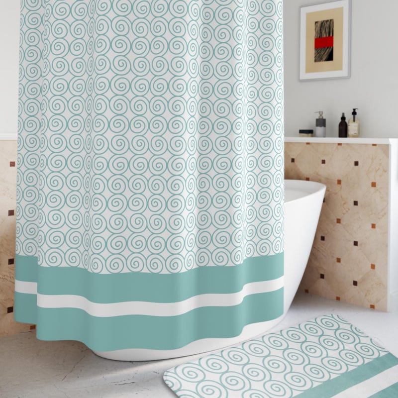 Aqua Bathroom Decor - Etsy