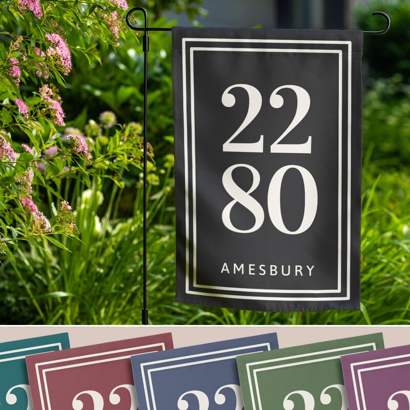 Lamppost Address Sign - Etsy