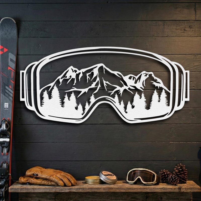 Snowboard Metal Art - Etsy