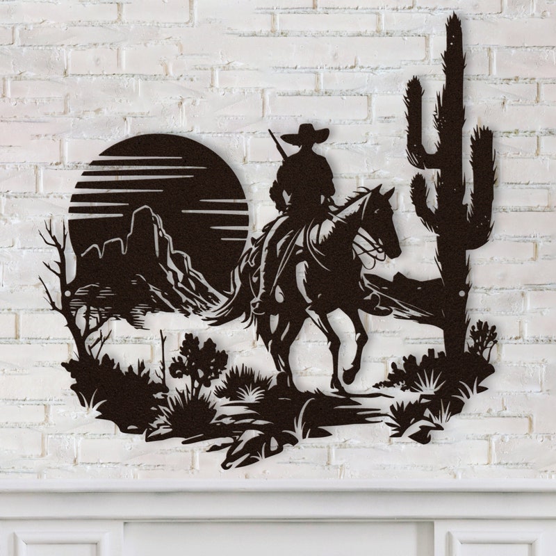 Western Metal Art - Etsy