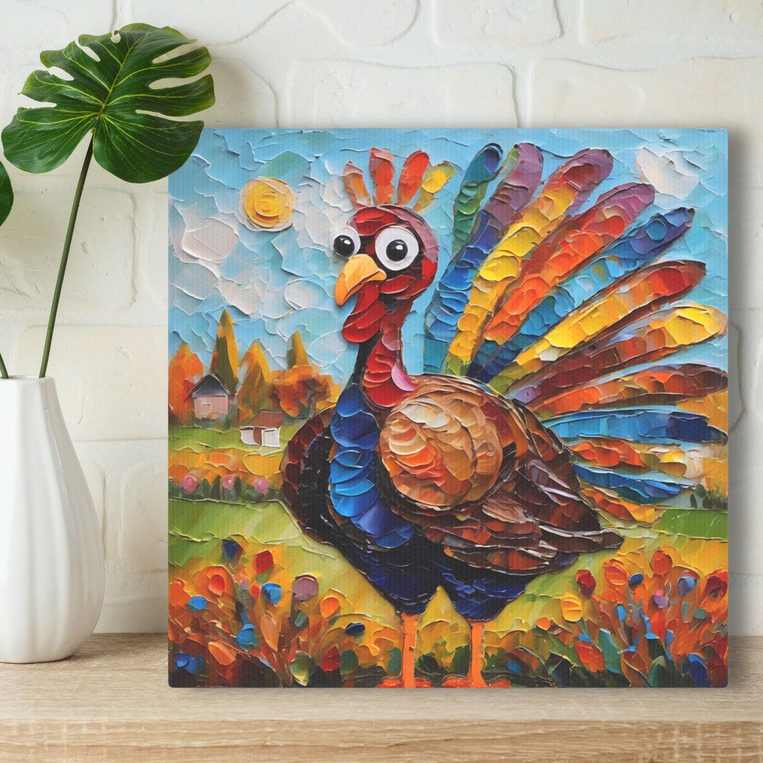 Turkey Art Print on Giclee or Canvas Wall Art, Original Oil Painting ...