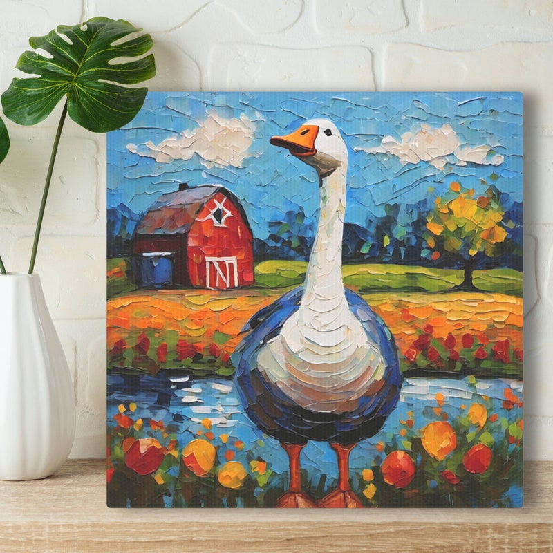Goose Art - Etsy