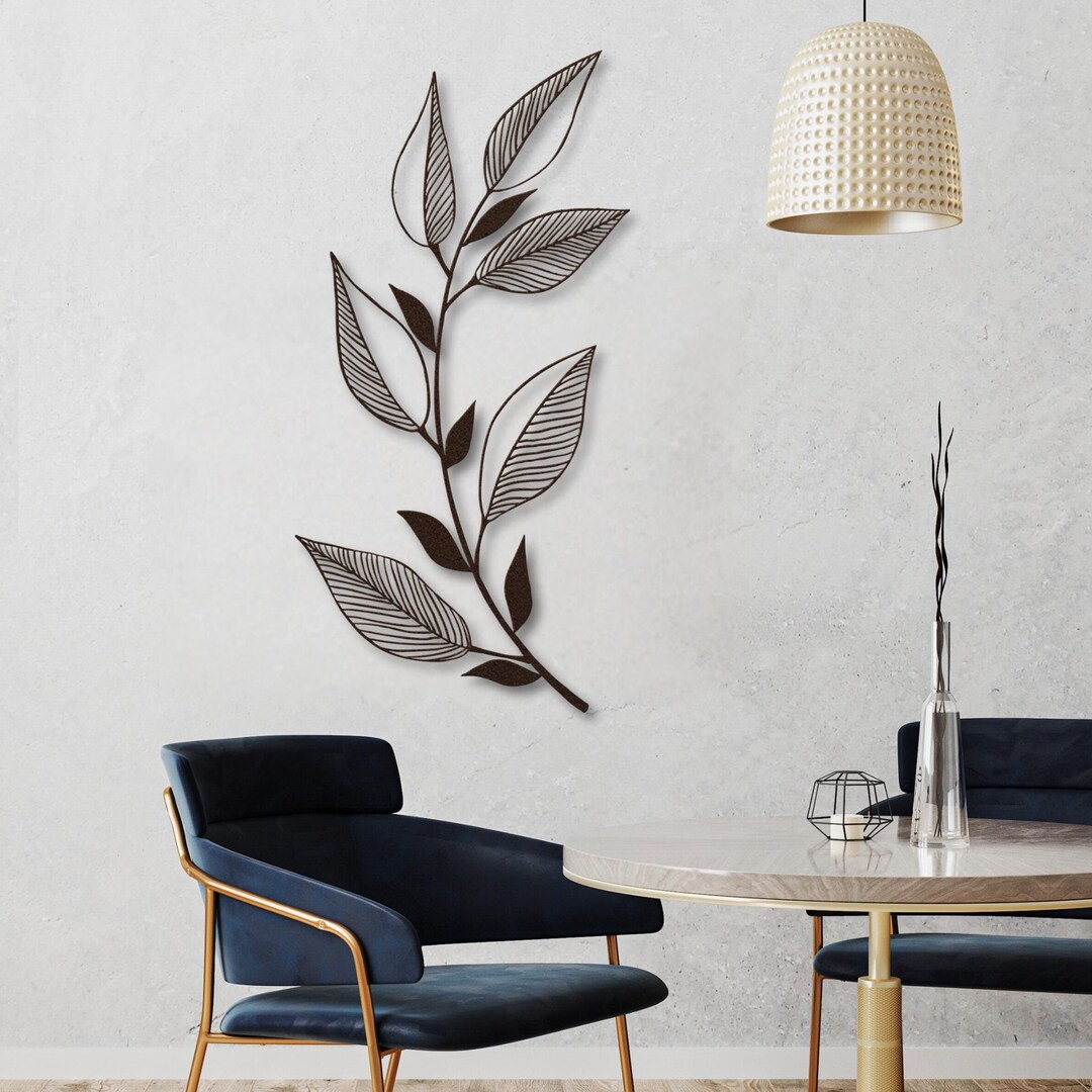 Metal Leaf Wall Decor, Metal Leaf Wall Art, Metal Leaves Wall Art ...