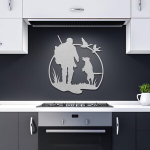 Duck Hunting Metal Sign, Duck Hunting Wall Art, Lab Labrador Hunting ...
