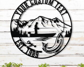 Crappie Fishing Fisherman Fish Camp Gift Family Name Custom ...