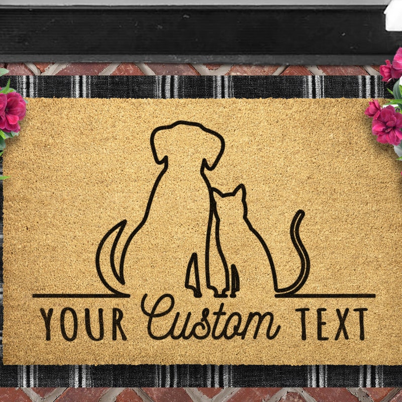 Dog Door Mat - Etsy