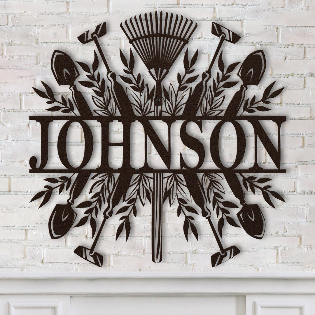 Custom Metal Yard Sign, Shed Sign, Custom Garden Sign, Metal Fence Sign ...