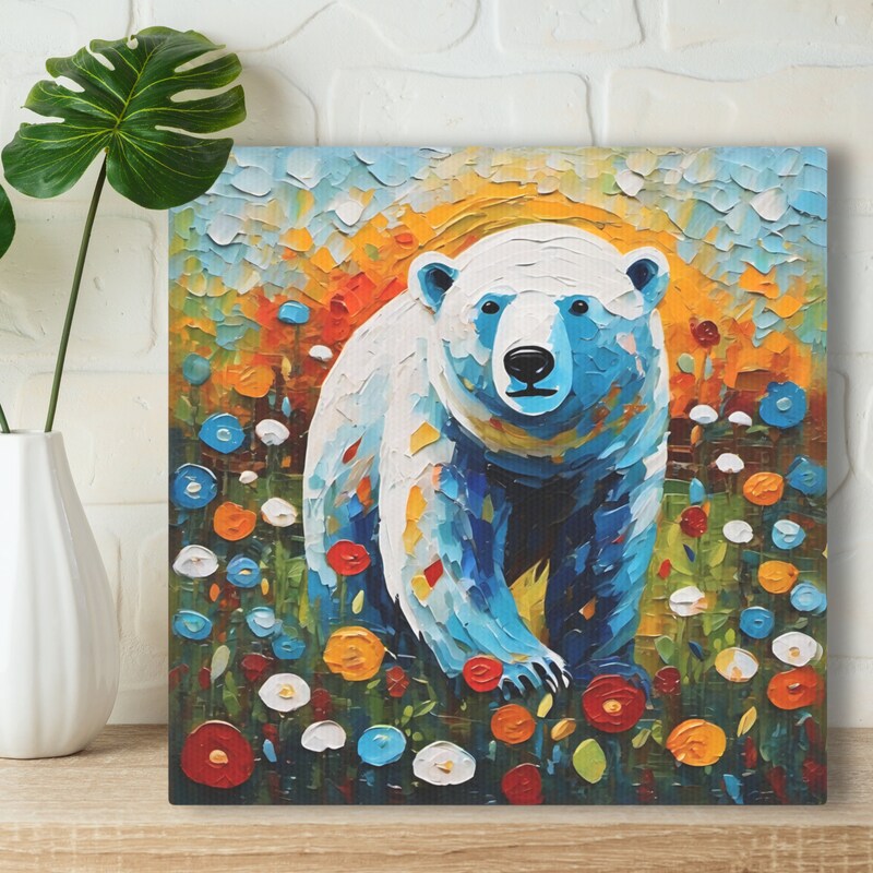 Polar Bear Art - Etsy