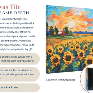 Kansas Sunflowers Wall Art on Canvas Print, Kansas State Flower Field ...