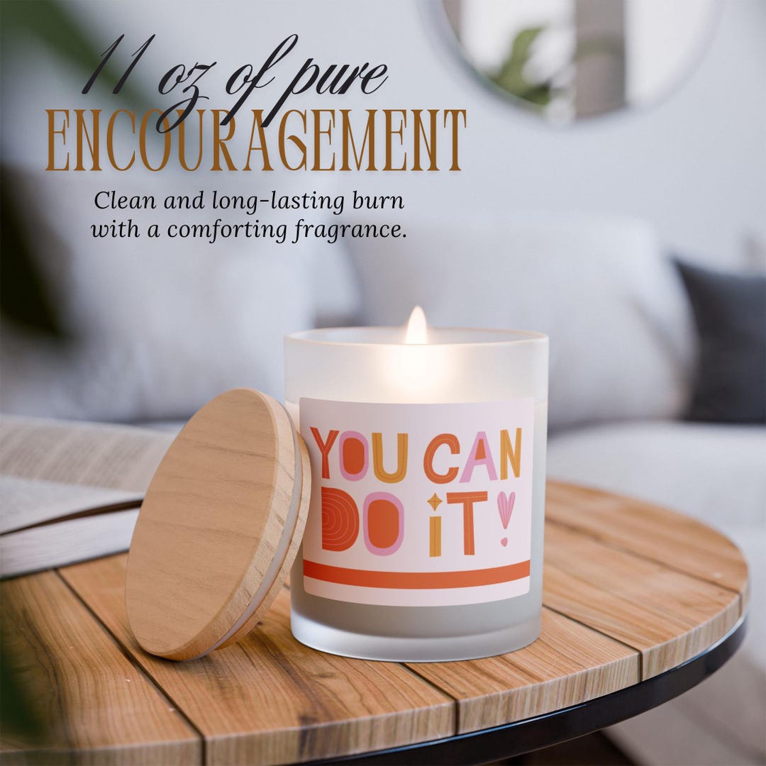 You Can Do It Gift Candle, Motivation Candle Encouragement Gift for ...
