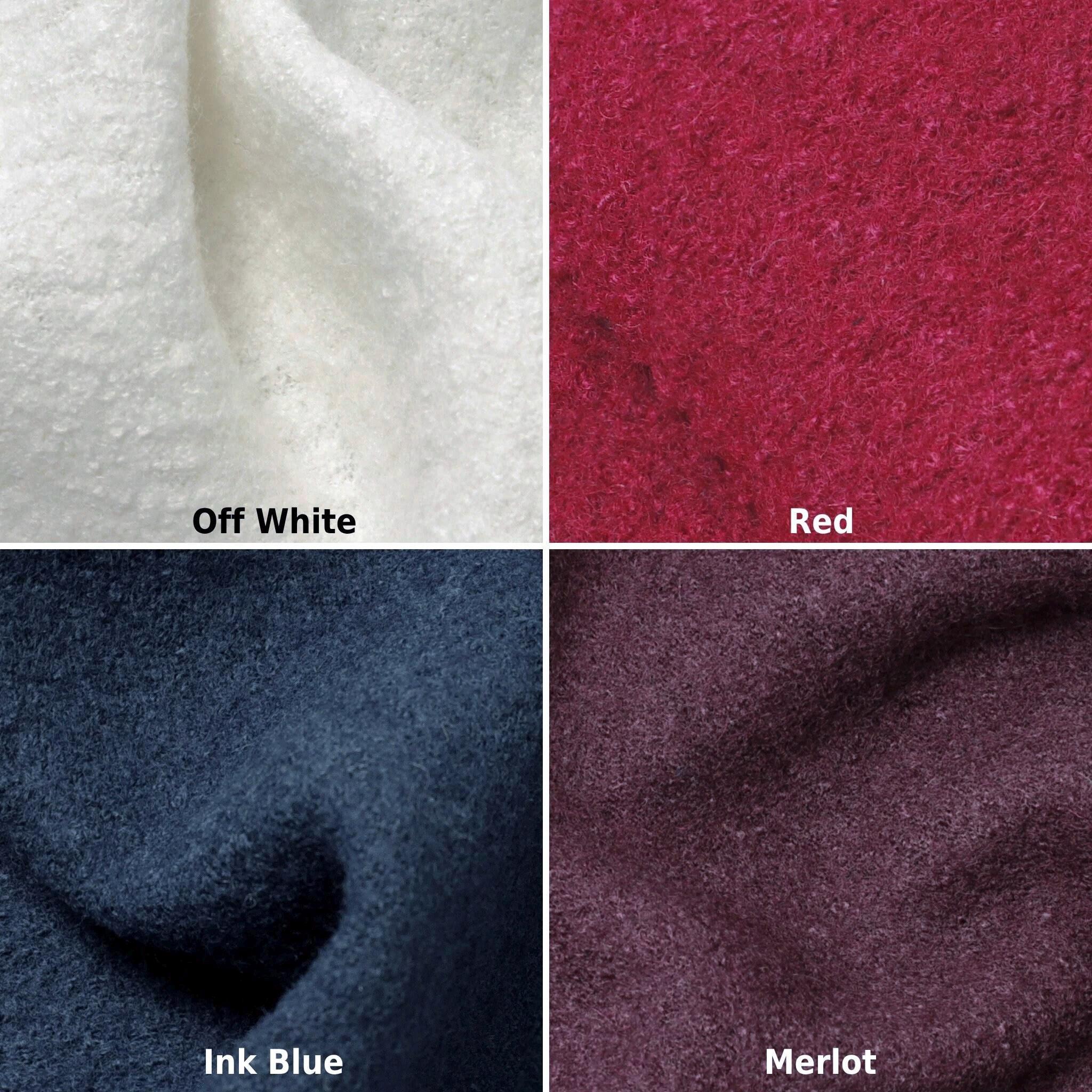 Boiled Wool Fabric by the Yard – Natural, Textured & Warm | Ideal for ...
