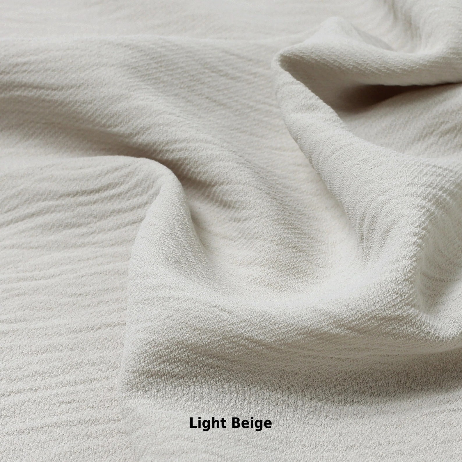 Crinkle Crepe Fabric: Lightweight Flowy Polyester, Sold by the Yard - Etsy