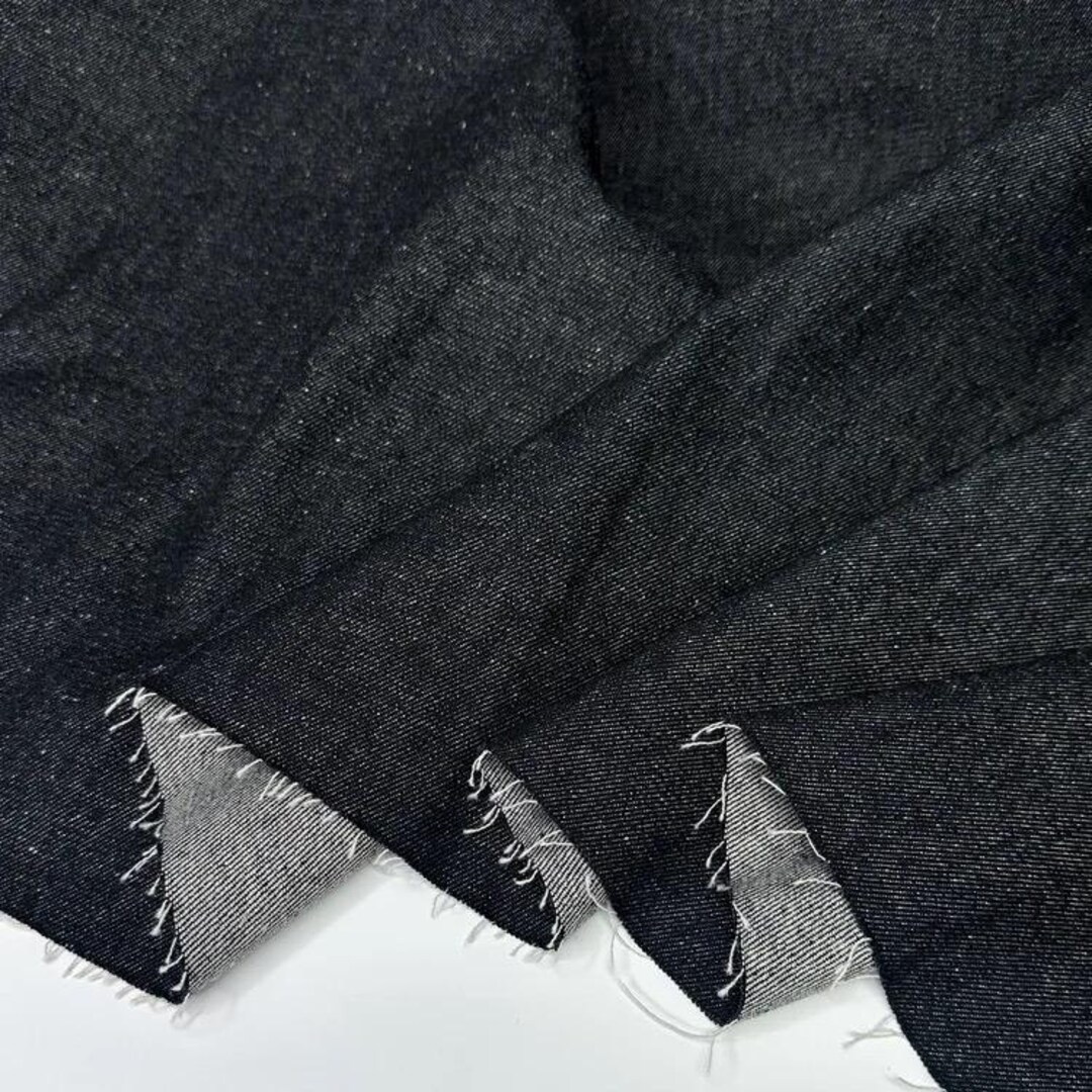 Heavyweight 14oz Denim Fabric | Black & Indigo Cotton, Wide Width - Etsy