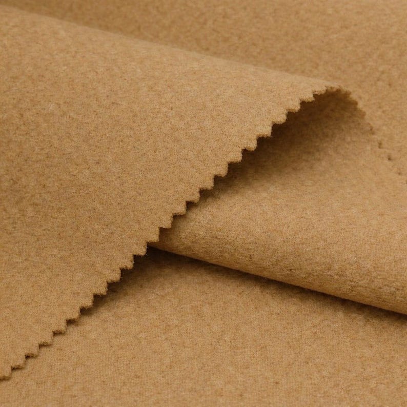 Heavyweight Melton Wool Fabric – Warm Coat & Craft Material - Etsy