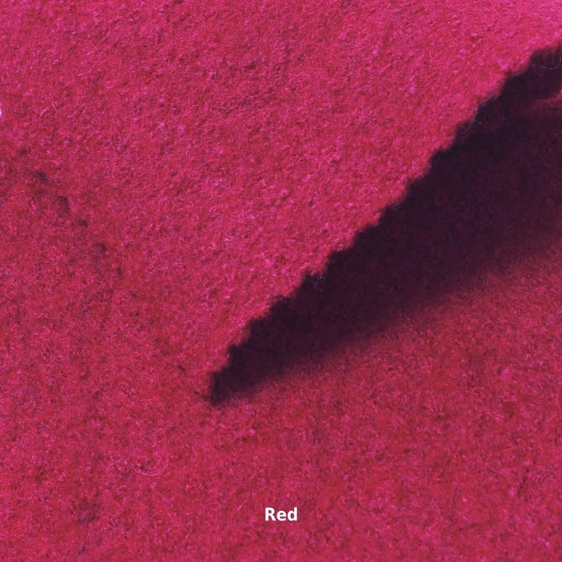 Boiled Wool Fabric by the Yard – Natural, Textured & Warm | Ideal for ...