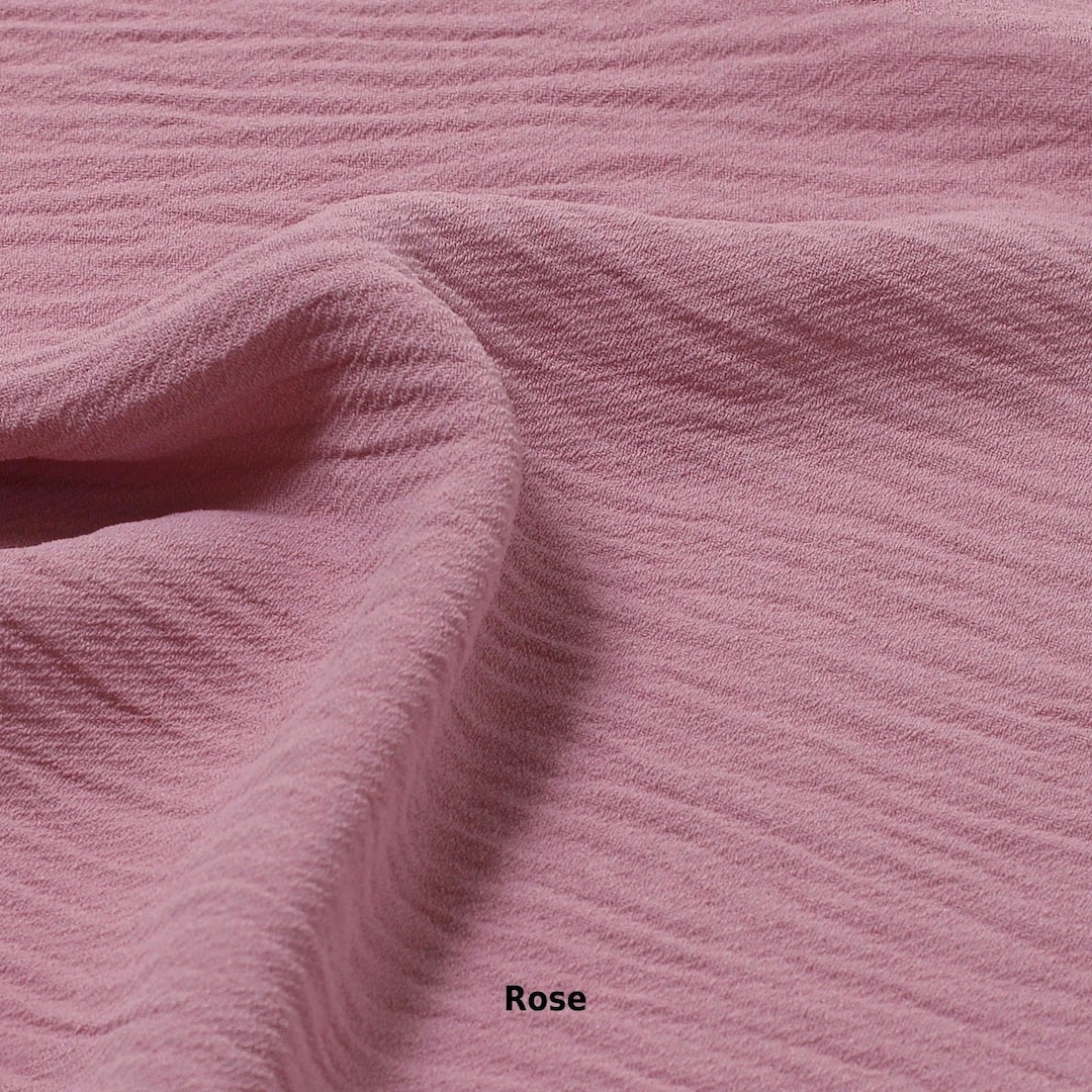 Crinkle Crepe Fabric: Lightweight Flowy Polyester, Sold by the Yard - Etsy
