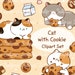 Cat Clipart, Japan Food Clipart, Cute Cat Clipart, Cat PNG, Kitten ...