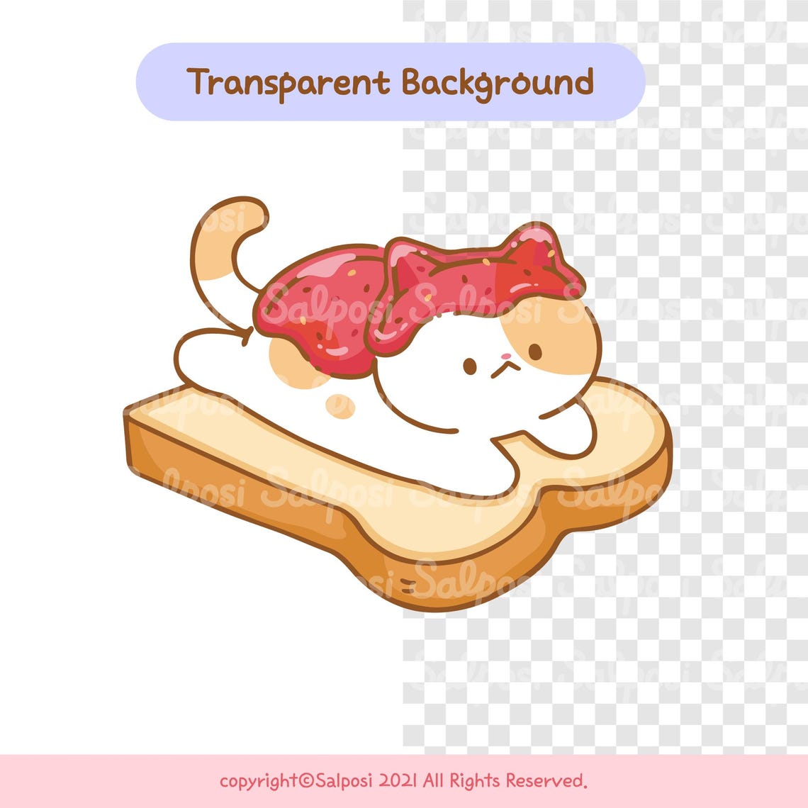 Cat Clipart, Bread Clipart, Cat PNG, Kitten Clipart, Cute Cat Clipart ...