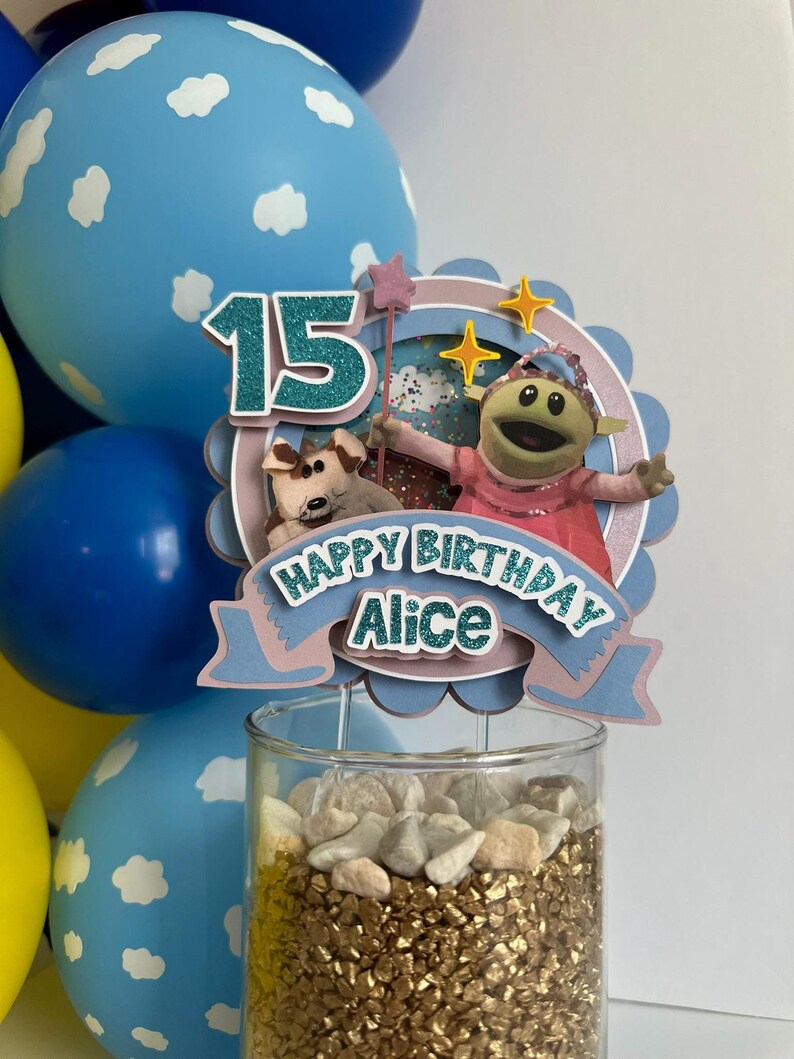 Nanalan Birthday Shaker Topper, Who's That Wonderful Girl Birthday ...