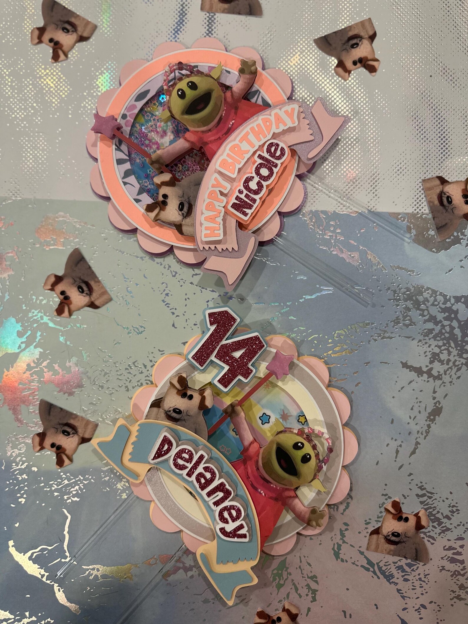 Nanalan Birthday Shaker Topper, Who's That Wonderful Girl Birthday ...