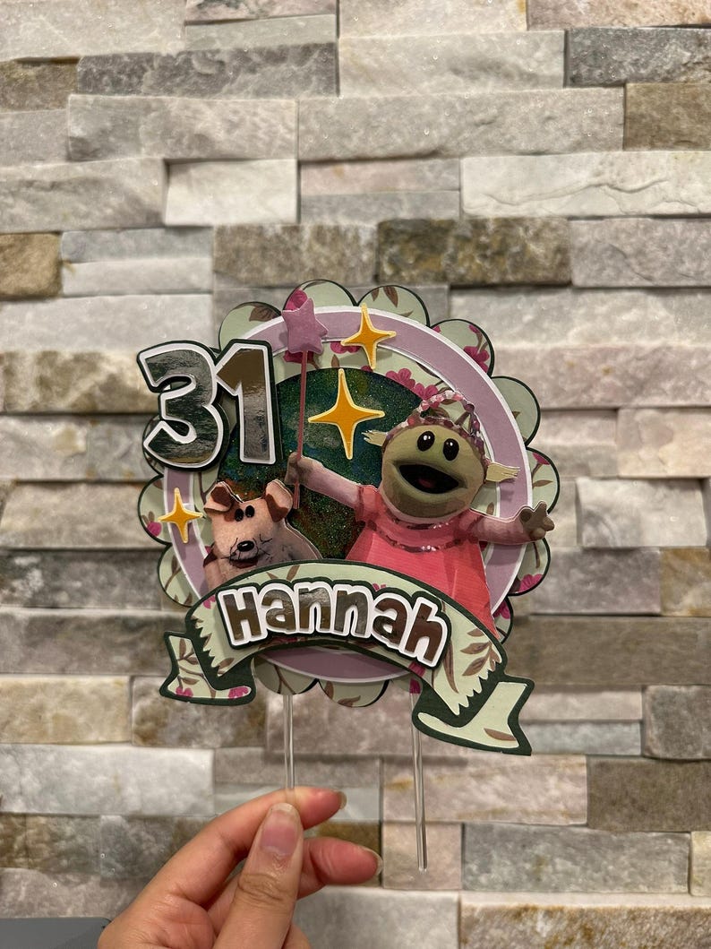 Nanalan Birthday Shaker Topper, Who's That Wonderful Girl Birthday ...