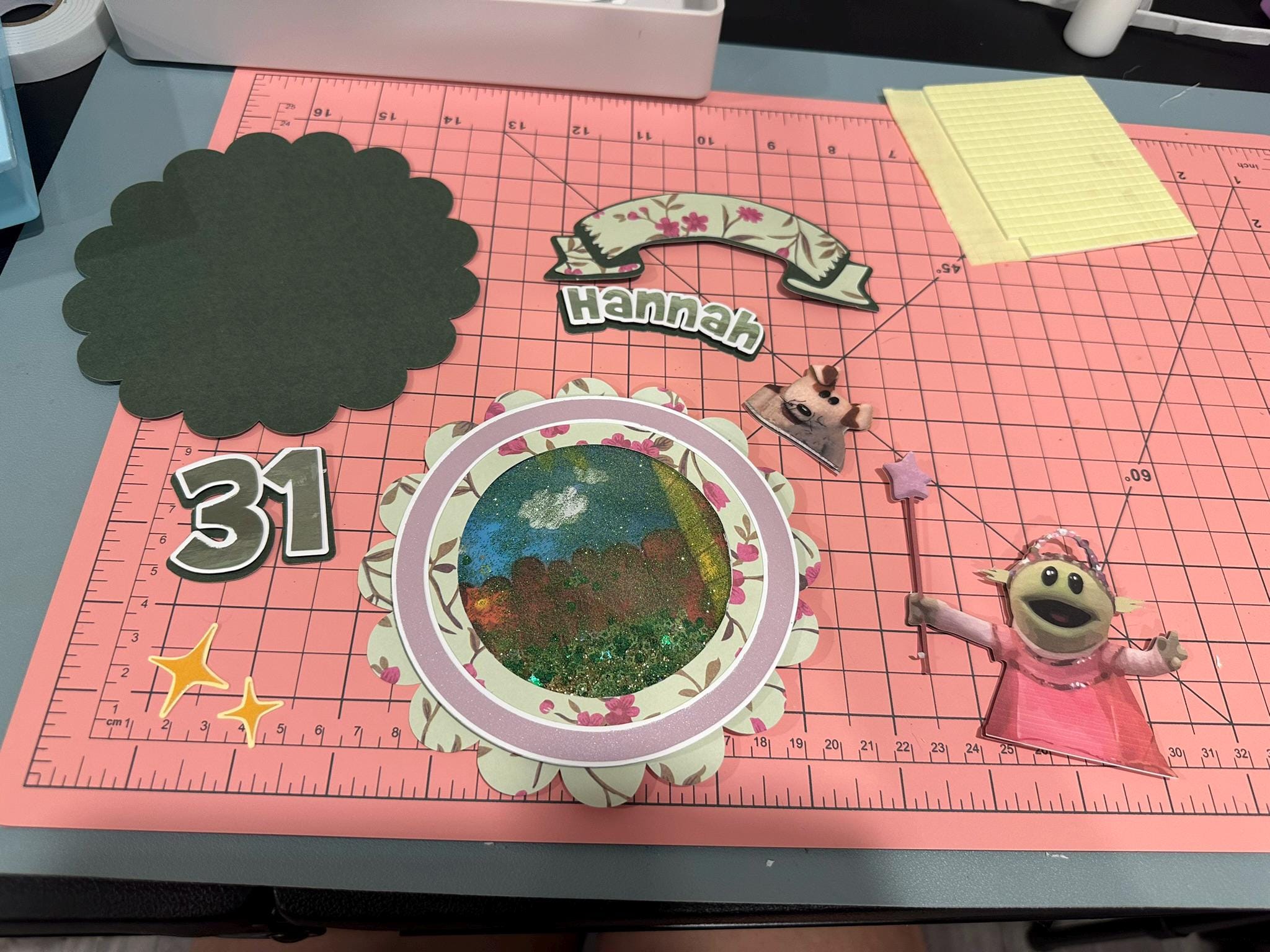 Custom DIY Nanalan Birthday Shaker Topper, Who's That Wonderful Girl ...