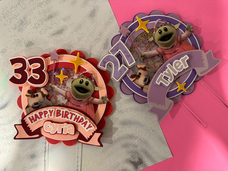 Nanalan Birthday Shaker Topper, Who's That Wonderful Girl Birthday ...