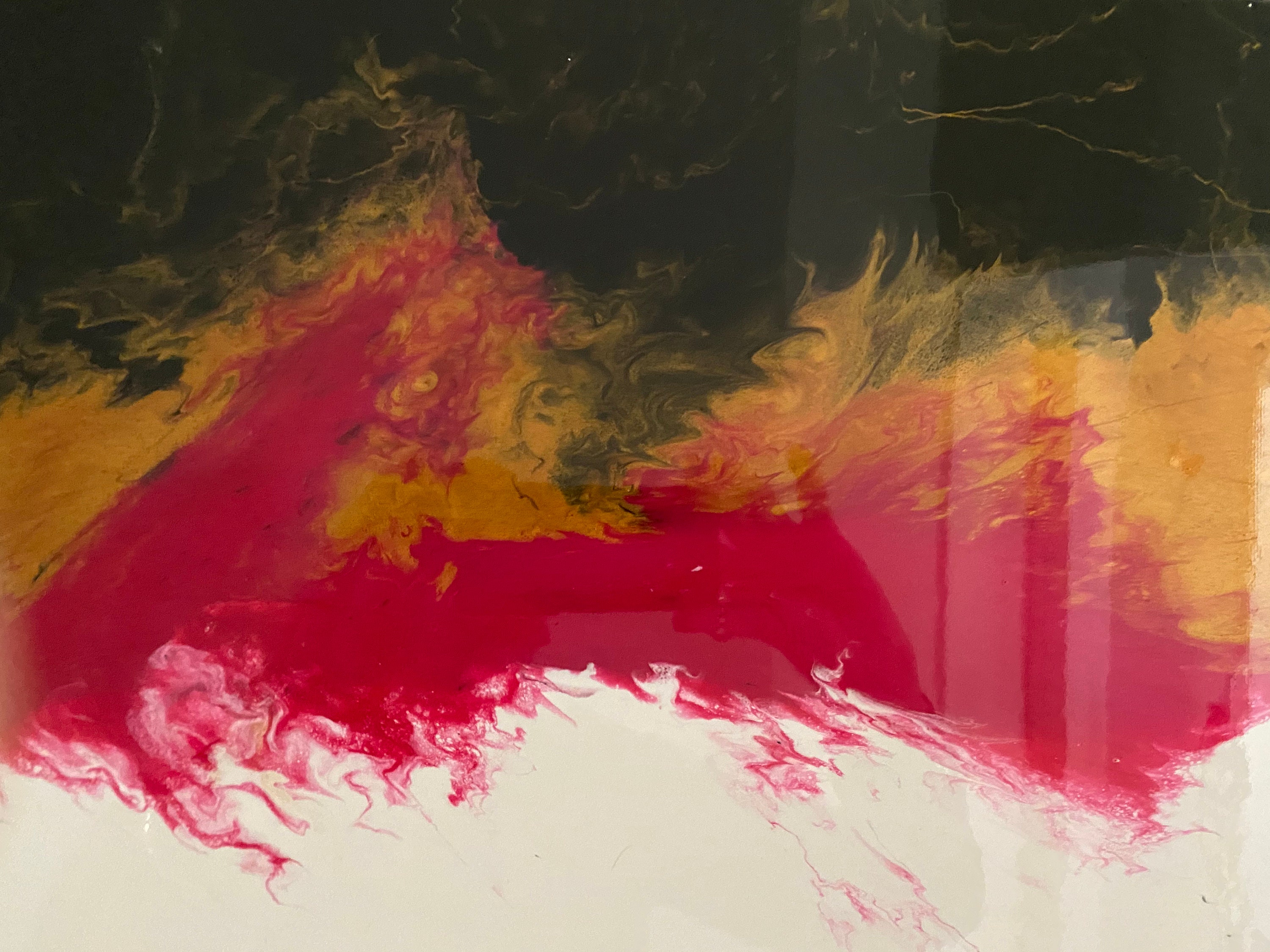 Hermosa obra de arte de resina - Etsy España