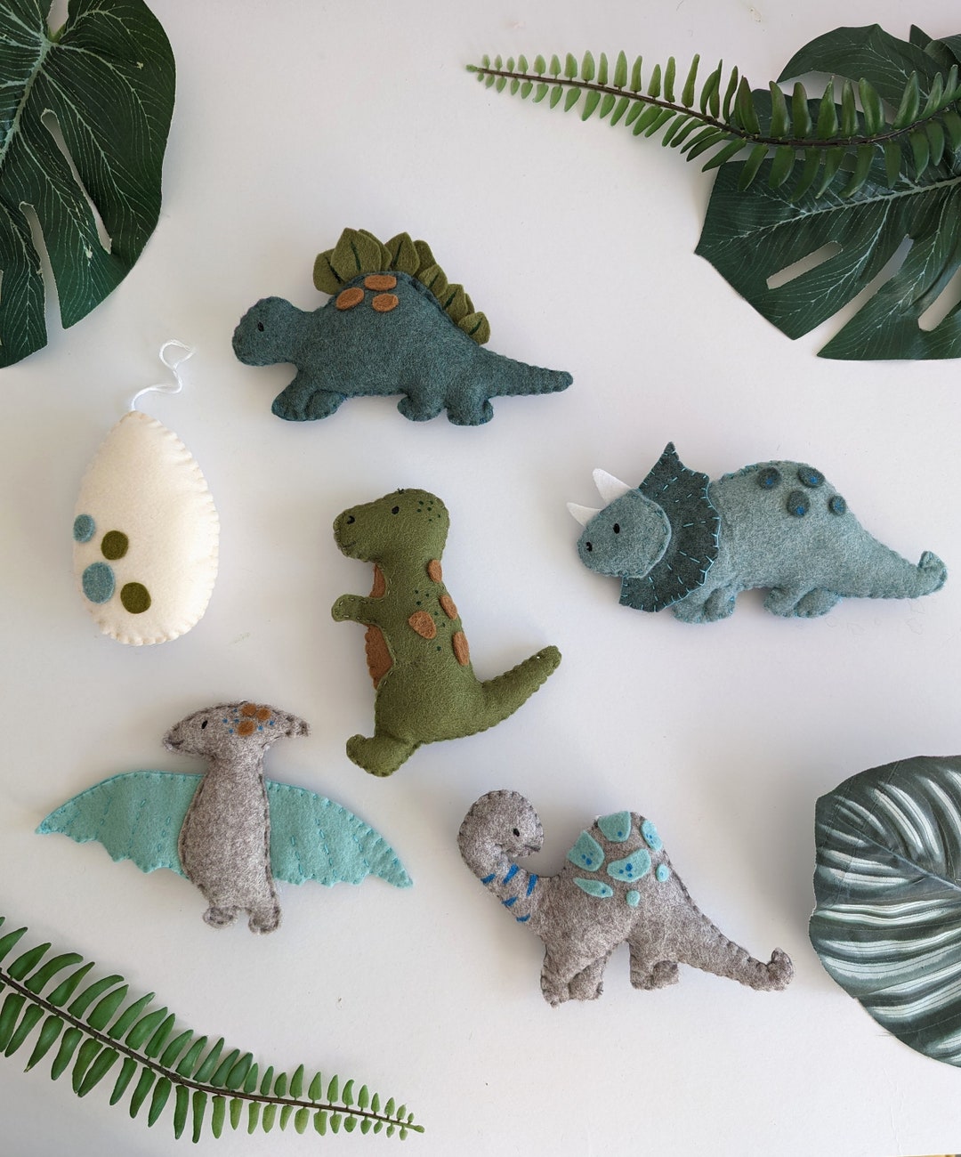 Felt Dinosaur Wall Hanging, Dinosaur Room Decor, Dinosaur Themed ...