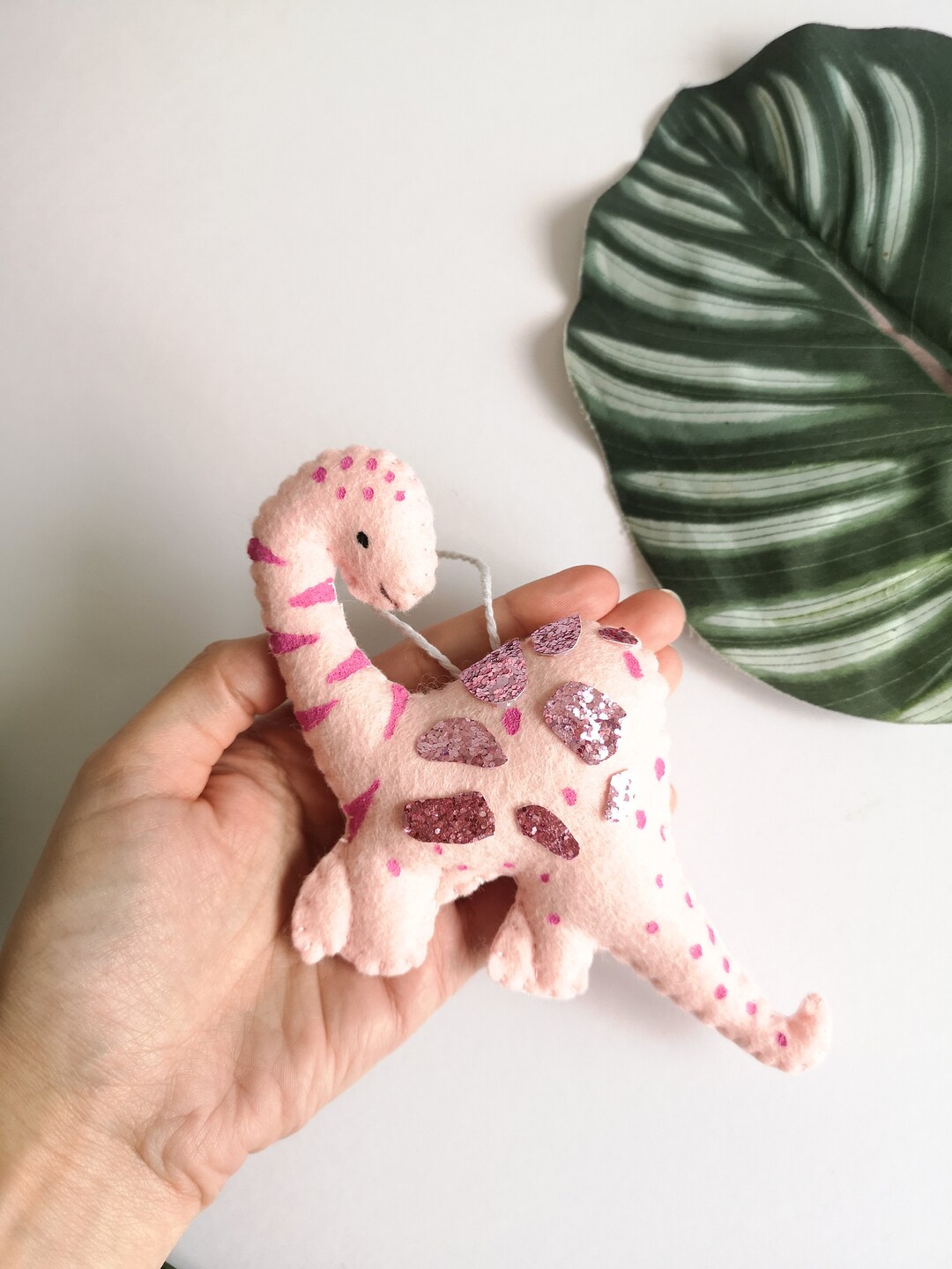 Pink Dinosaur Decor, Dinosaur Room Decor, Dinosaur Themed Bedroom, Felt ...