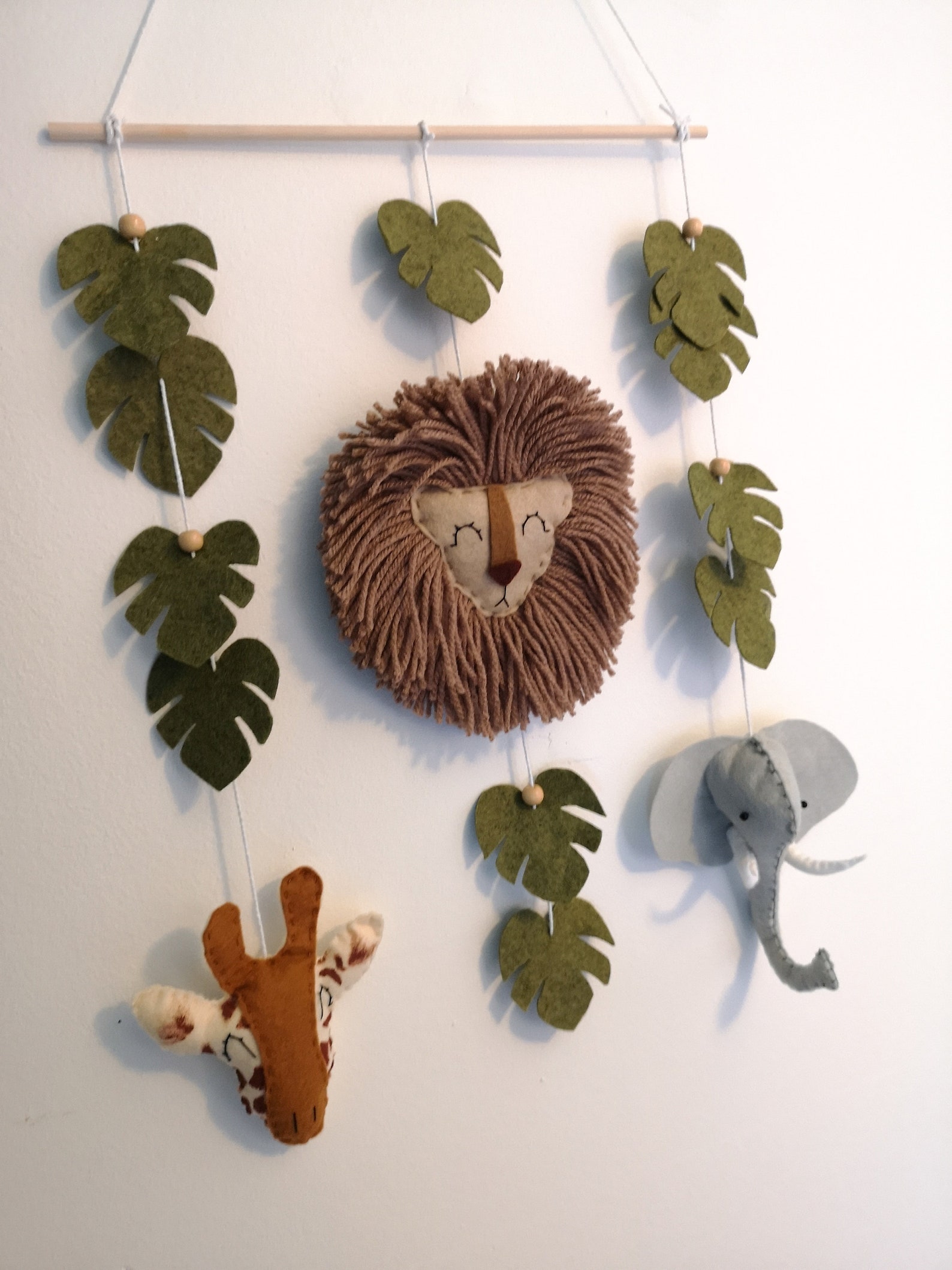 Safari Wall Hanging Safari Wall Decor Jungle Nursery Decor - Etsy