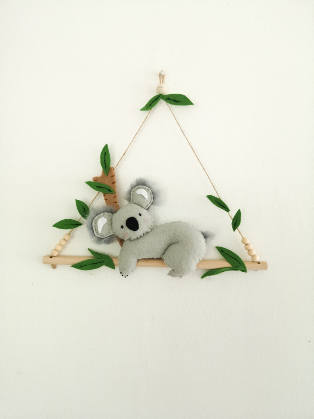 Koala Nursery Decor, Koala Wall Hanging, Safari Nursery Decor, Baby ...