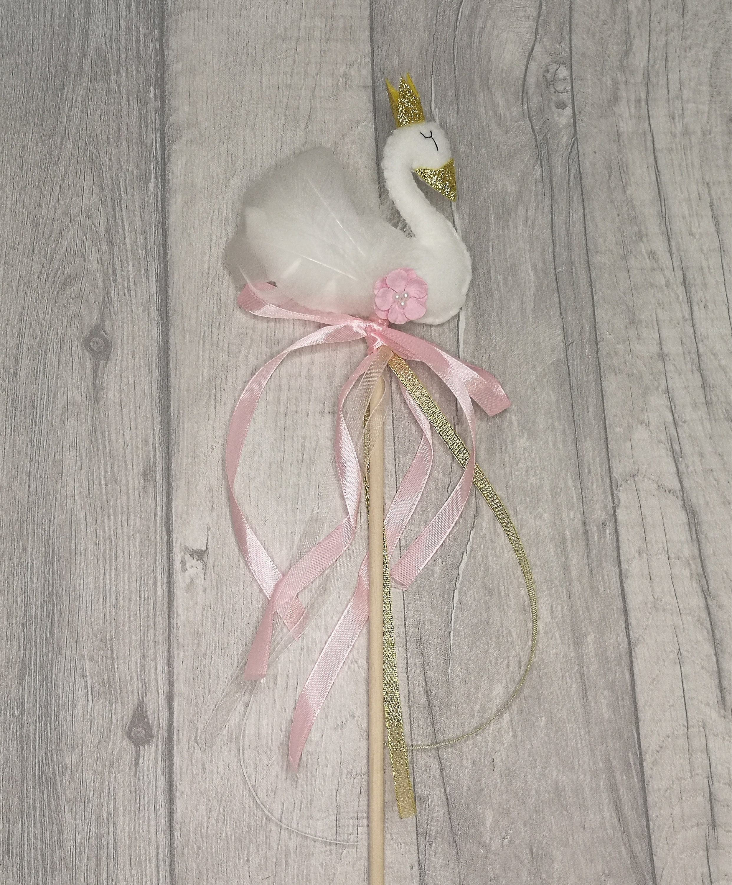 Princess Swan Wand Girls Birthday Gift Birthday Outfit Swan - Etsy